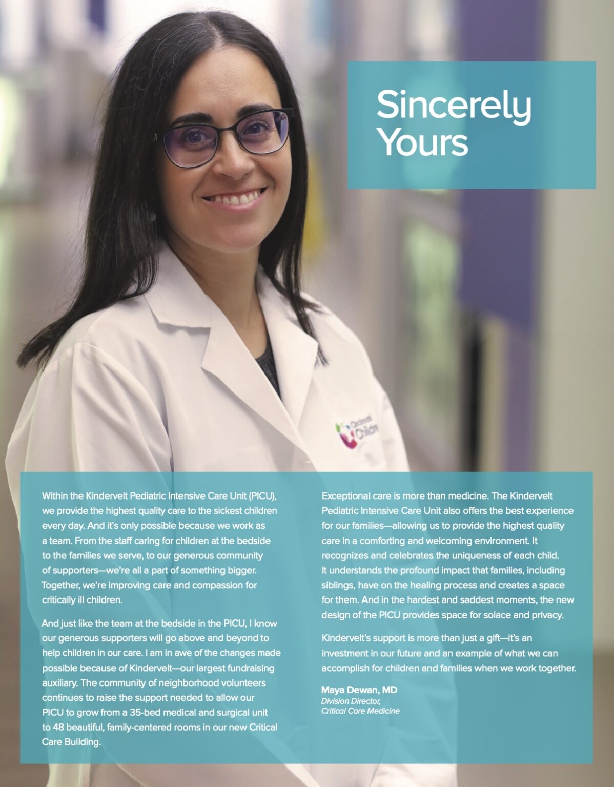 Sincerely Yours – Kindervelt